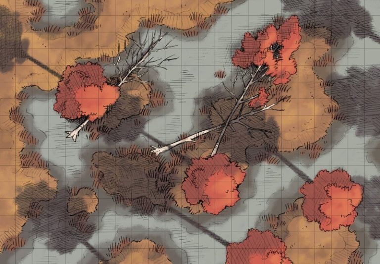 Brackish Marsh RPG Battle Map | 2-Minute Table Top