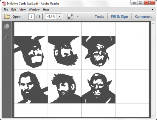 Initiative Cards PDF | 2-Minute Tabletop