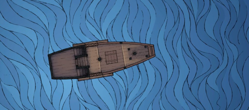 The Hag Hovel papercraft map by 2-Minute Table Top