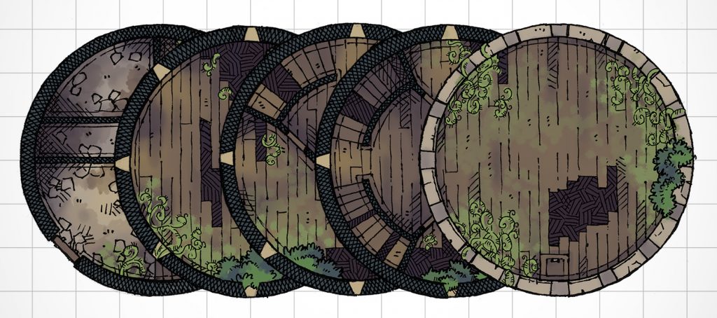 Overgrown Tower (banner) | 2-Minute Tabletop