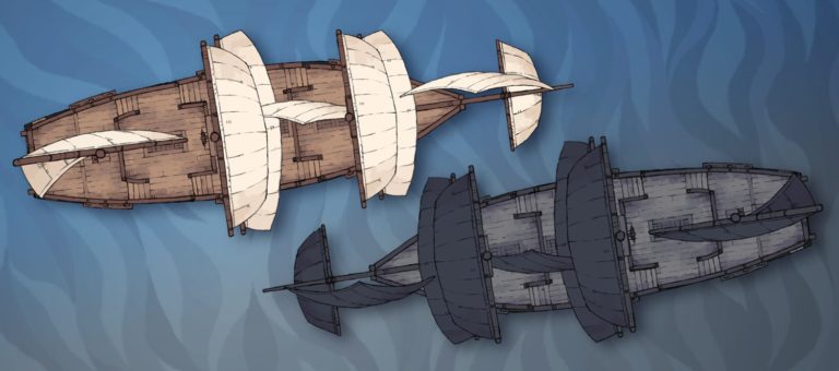 D&D Keep Map – A Castle Keep Battle Map by 2-Minute Tabletop