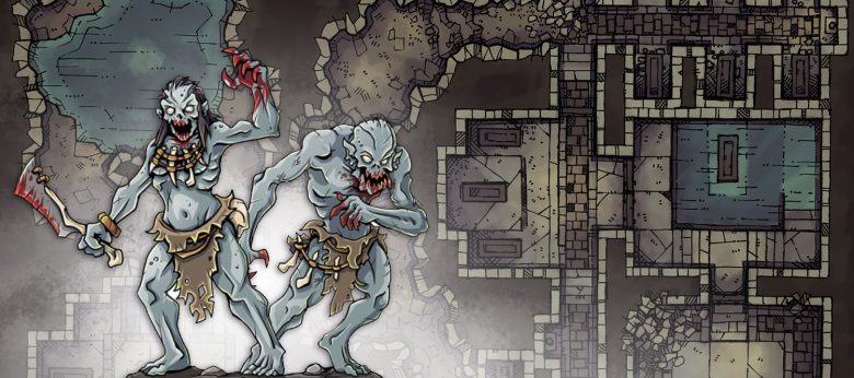 Forgotten Crypt Map Set | 2-Minute Tabletop