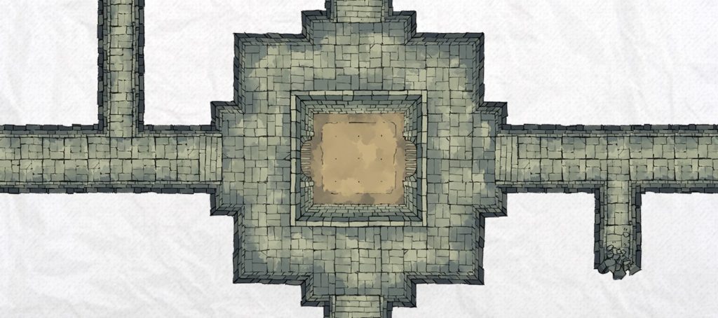 The Haunted Cellar Battle Map | RPG Building Map | Halloween Map