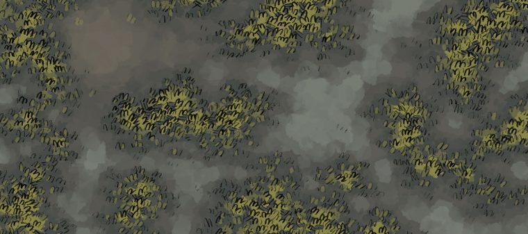 The Haunted Marsh, a Halloween-friendly map by 2-Minute Table Top