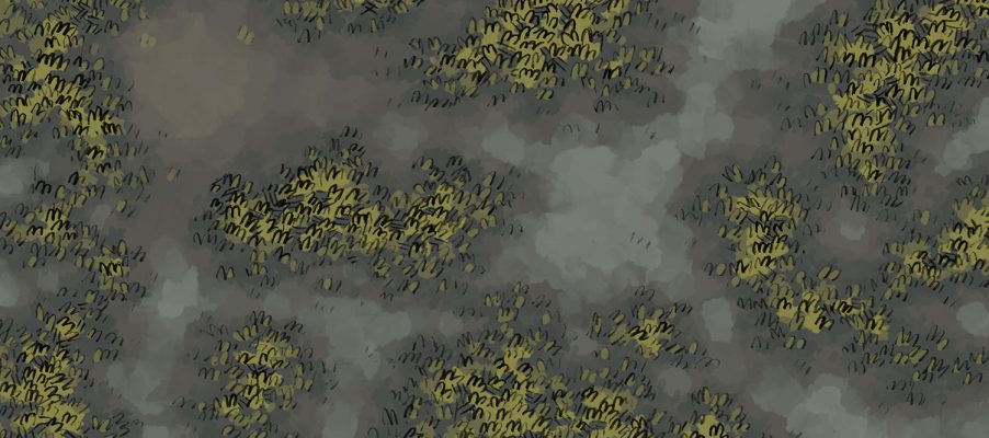 The Haunted Marsh, a Halloween-friendly map by 2-Minute Table Top