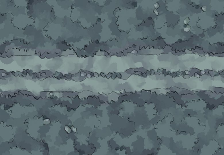 Seamless Road & Grass Map Tiles by 2-Minute Table Top