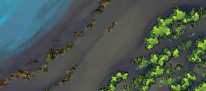 Beach Dunes RPG Battle Map by 2-Minute Table Top