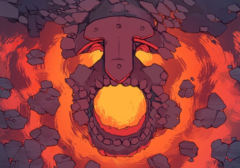 Fire Temple RPG Battle Map | 2-Minute Table Top