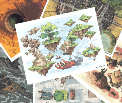 Map Prints Preview | 2-Minute Tabletop