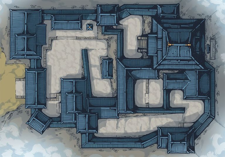 Japanese Castle Maps & Assets | 2-Minute Tabletop