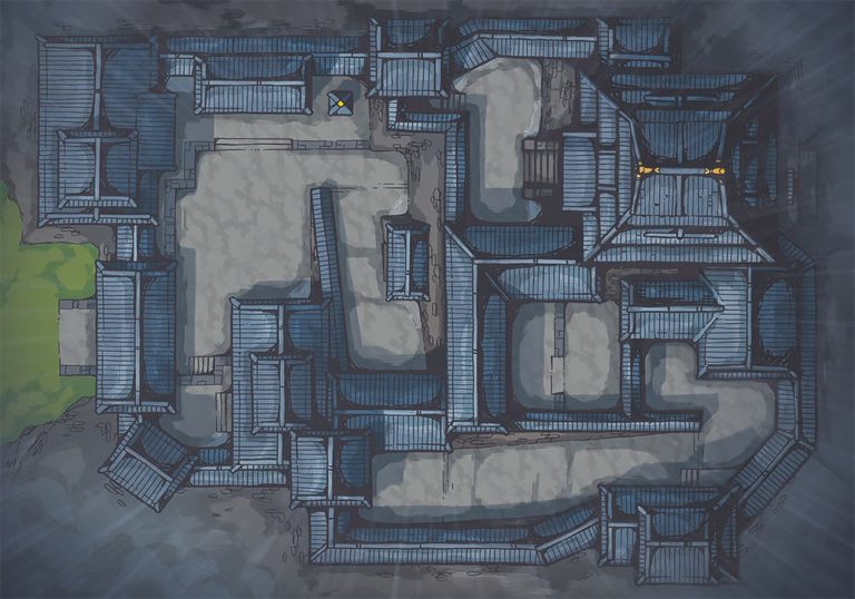 Japanese Castle Maps & Assets | 2-Minute Tabletop