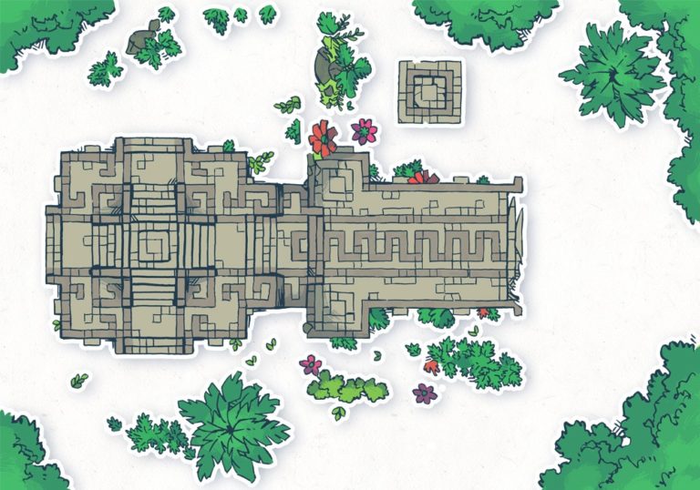 Jungle Podium Maps & Assets | 2-Minute Tabletop