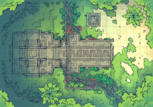 The Greybanner Coliseum Battle Map | 2-Minute Tabletop