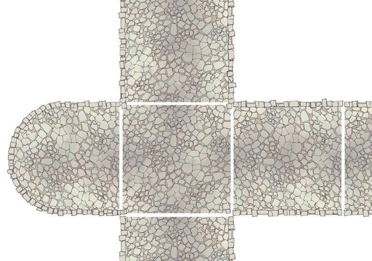 City Street Tiles + Seamless Road Textures for Custom-Made Battle Maps