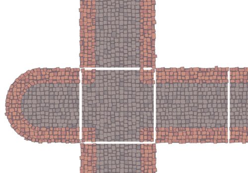 City Street / Road Tiles – Seamless Textures for Custom-Made Battle Maps