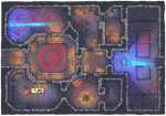 The Cultist Lair Dungeon Map by 2-Minute Tabletop