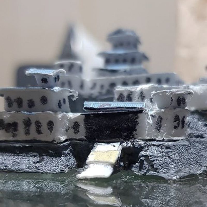 Japanese Samurai Castle Battle Map Model 3 | 2-Minute Tabletop