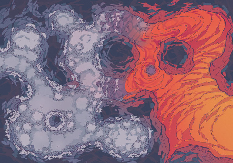 Yeti Lair Map Pack – Fantasy Maps & Assets by 2-Minute Tabletop