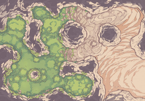 Yeti Lair Map Pack – Fantasy Maps & Assets by 2-Minute Tabletop