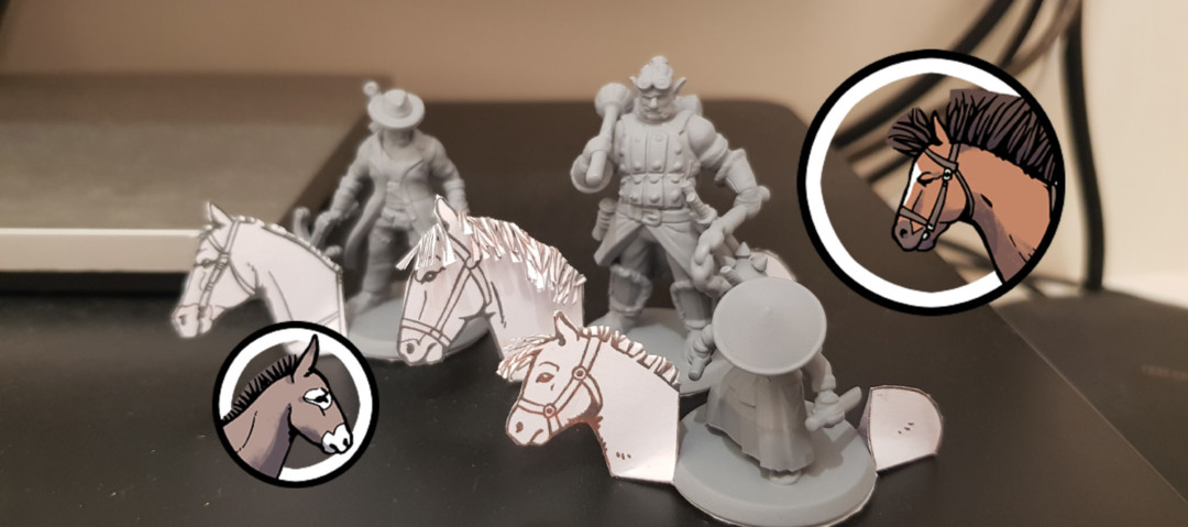 Interesting Horses: Personality/Quirk Tables & Papercraft Figurines