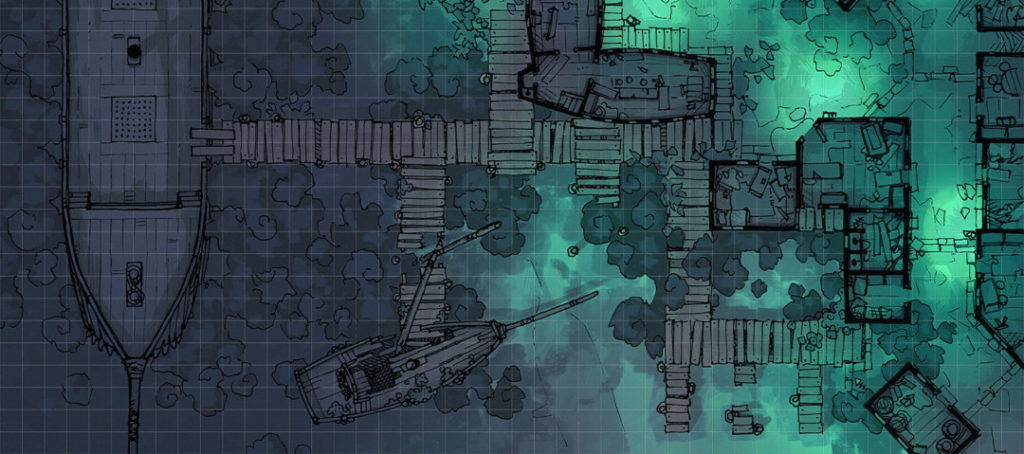 10 Encounters At Sea (Battle Maps Included) from 2-Minute Tabletop