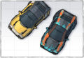 Cyberpunk Cars | Map Assets by 2-Minute Tabletop