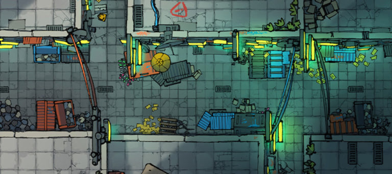 The Arcade Center Battle Map | 2-Minute Tabletop