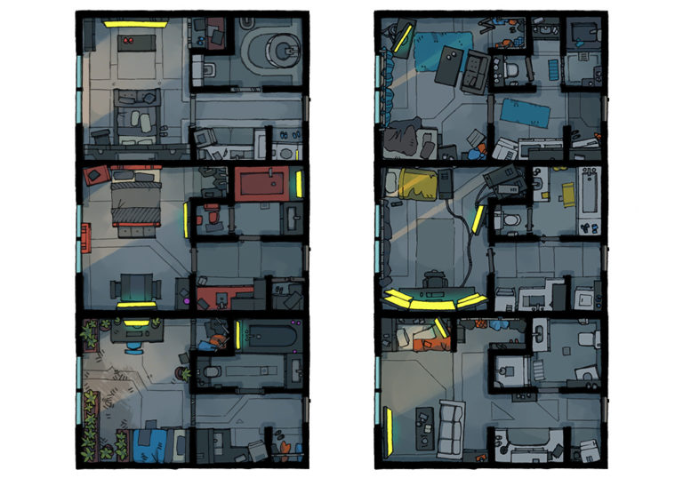 The Cyberpunk Apartments Map Pack (and modern apartments too!)