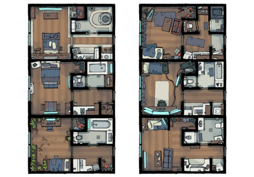 The Cyberpunk Apartments Map Pack (and modern apartments too!)