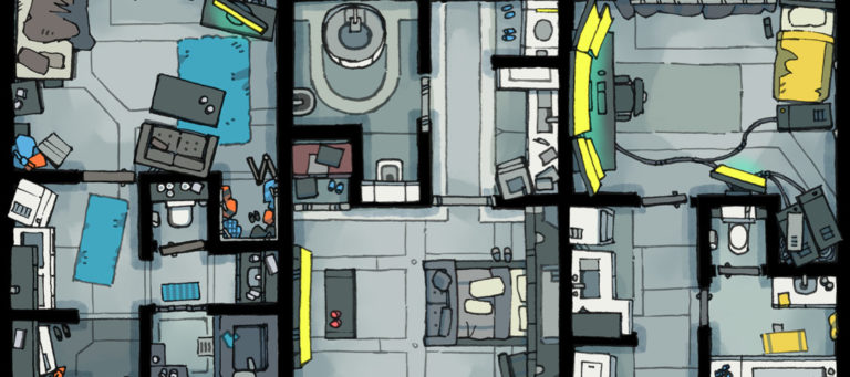 200+ Cyberpunk City Map Assets & Battle Maps from 2-Minute Tabletop