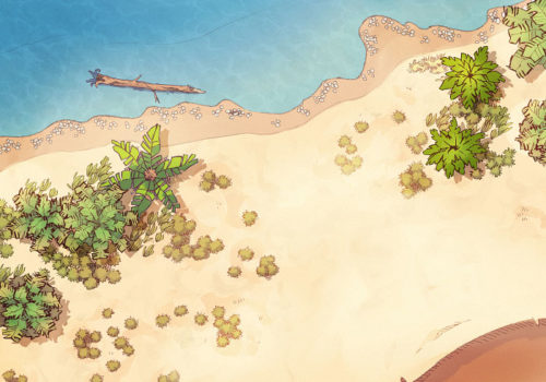 The Desert Map Assets Pack | Battle Maps & Assets by 2-Minute Tabletop