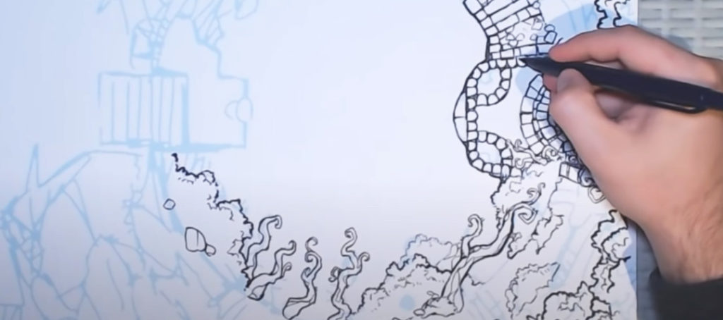 How To Design and Draw Battle Maps | 2-Minute Tabletop