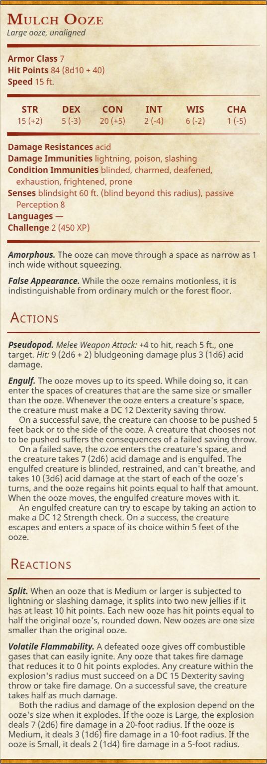 Mushrooms, Moss, and Monsters - Forest Mushroom Creatures for D&D 5E