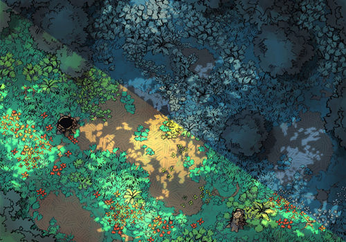 The Forest Floor Battle Map Pack | Maps & Assets by 2-Minute Tabletop