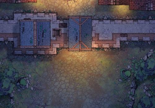 The City Gates Pack | Maps & Assets by 2-Minute Tabletop