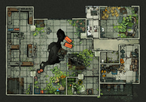 The Secret Research Facility Pack | Maps & Assets by 2-Minute Tabletop