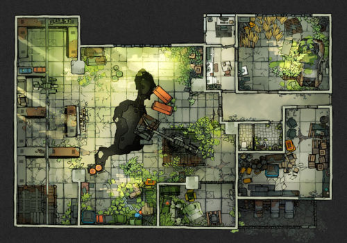 The Secret Research Facility Pack | Maps & Assets by 2-Minute Tabletop