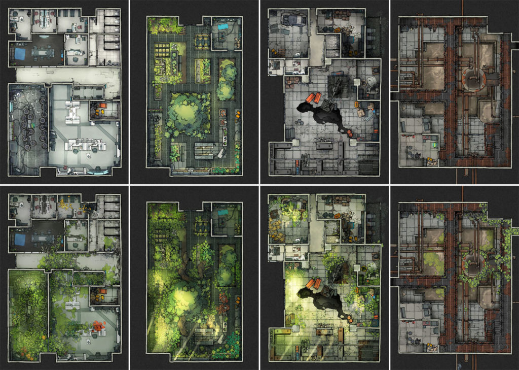 The Secret Research Facility Battle Maps | 2-Minute Tabletop