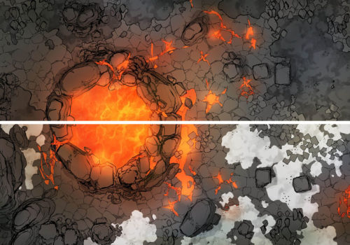 The Sacred Spring Pack | Maps & Assets by 2-Minute Tabletop