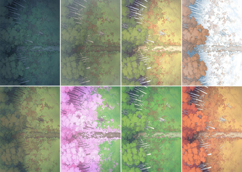 Edge of the Woods | Forest Battle Maps by 2-Minute Tabletop