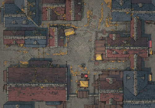 The Town Center Pack | Maps & Assets by 2-Minute Tabletop