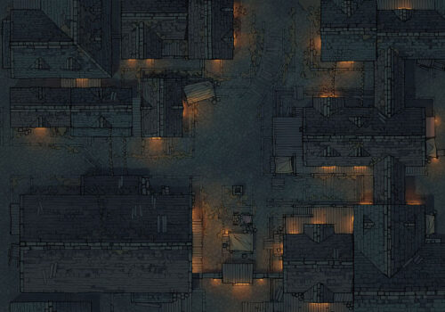 The Town Center Pack | Maps & Assets by 2-Minute Tabletop