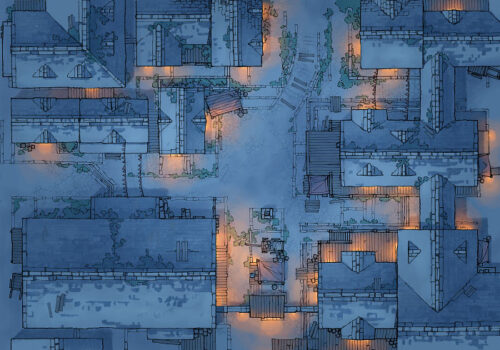 The Town Center Pack | Maps & Assets by 2-Minute Tabletop