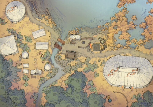 The Circus Map Assets Pack | Carnival Decorations by 2-Minute Tabletop