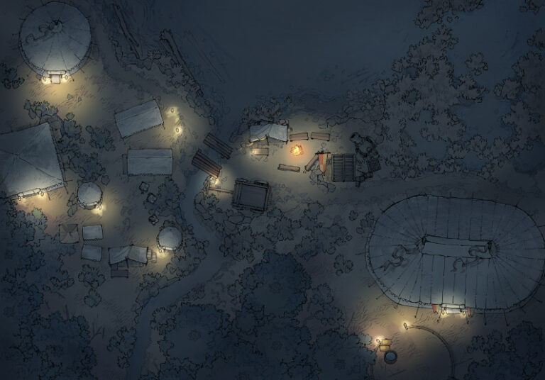 The Circus Map Assets Pack | Carnival Decorations by 2-Minute Tabletop