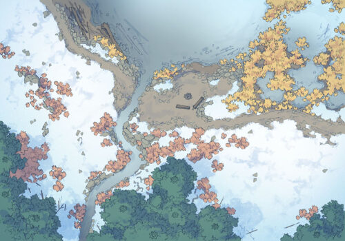 The Lakeside Camp Pack | Maps & Assets by 2-Minute Tabletop