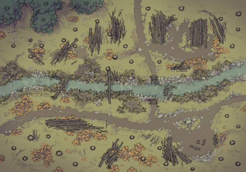 The Timber Brook Pack | Maps & Assets by 2-Minute Tabletop