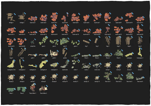 The Timber Brook Pack | Maps & Assets by 2-Minute Tabletop