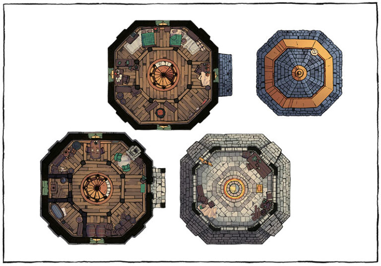 The Furniture Map Assets Pack | Maps & Assets by 2-Minute Tabletop