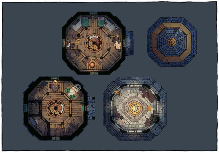 The Furniture Map Assets Pack | Maps & Assets by 2-Minute Tabletop